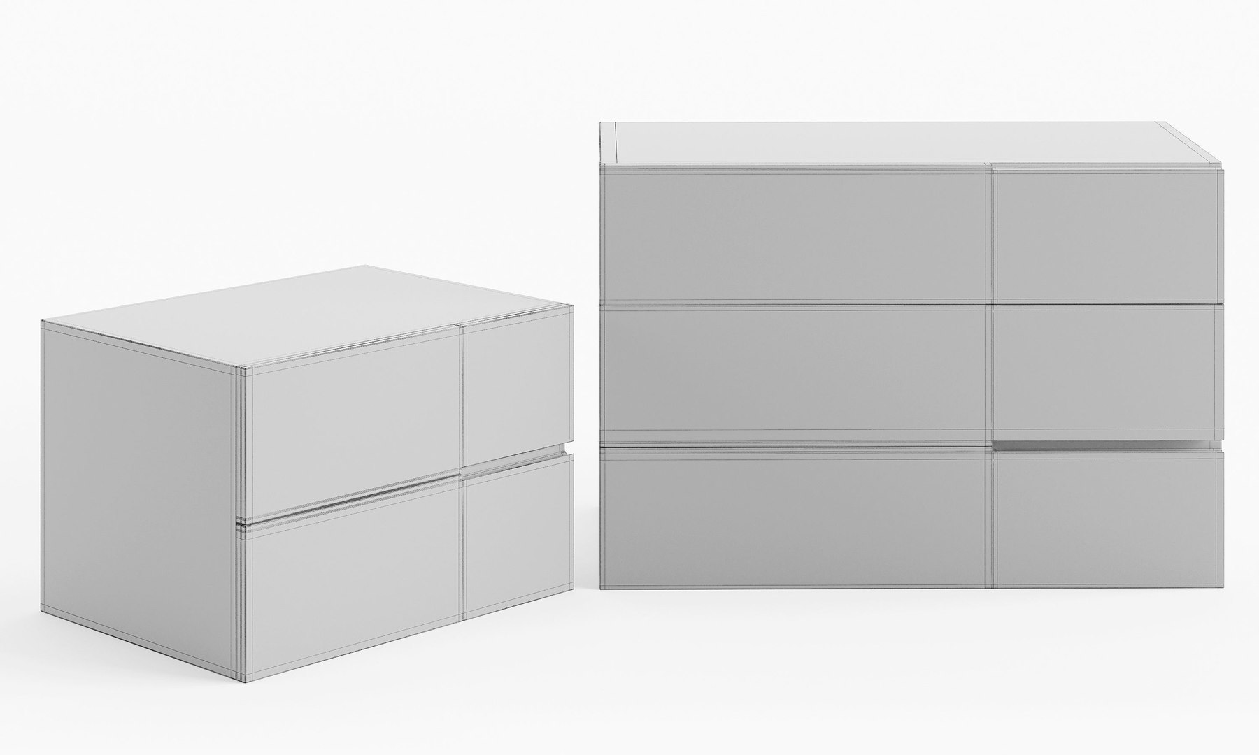 3D Pianca Segno Casegoods - TurboSquid 1771978