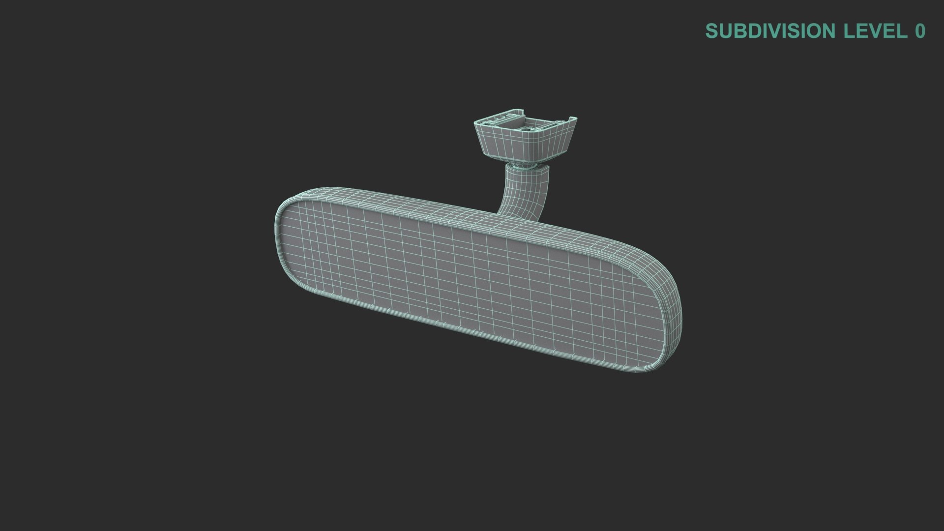 3D Back View Mirror Model - TurboSquid 2215476