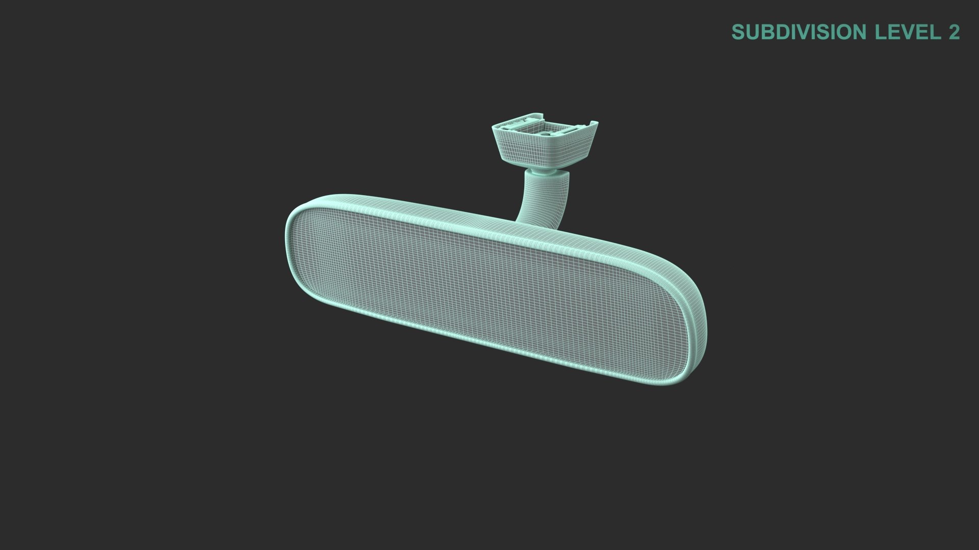 3D Back View Mirror Model - TurboSquid 2215476