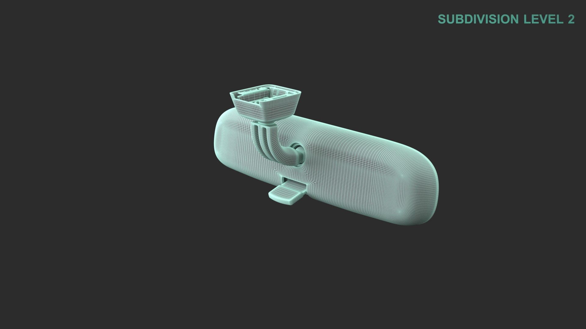 3D Back View Mirror Model - TurboSquid 2215476