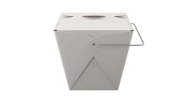 modelo 3d Contenedor de comida china cerrado - TurboSquid 2033393