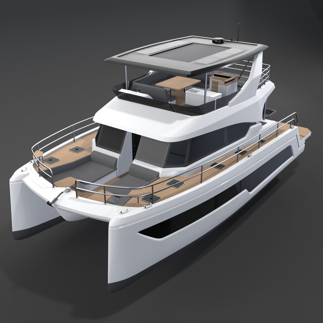 Aventura 50 MY 3D Catamaran Powercat 3D Model - TurboSquid 2103659