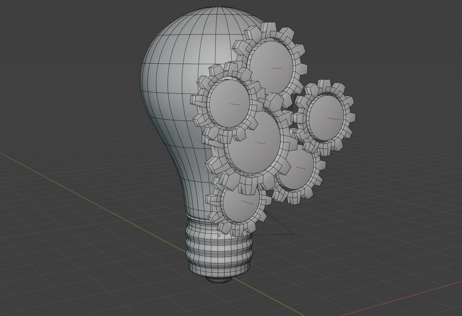 Light Bulb- Idea-intro Model - TurboSquid 1488681