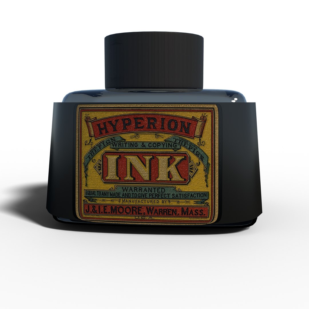 Ink Bottle 3D model - TurboSquid 2080796