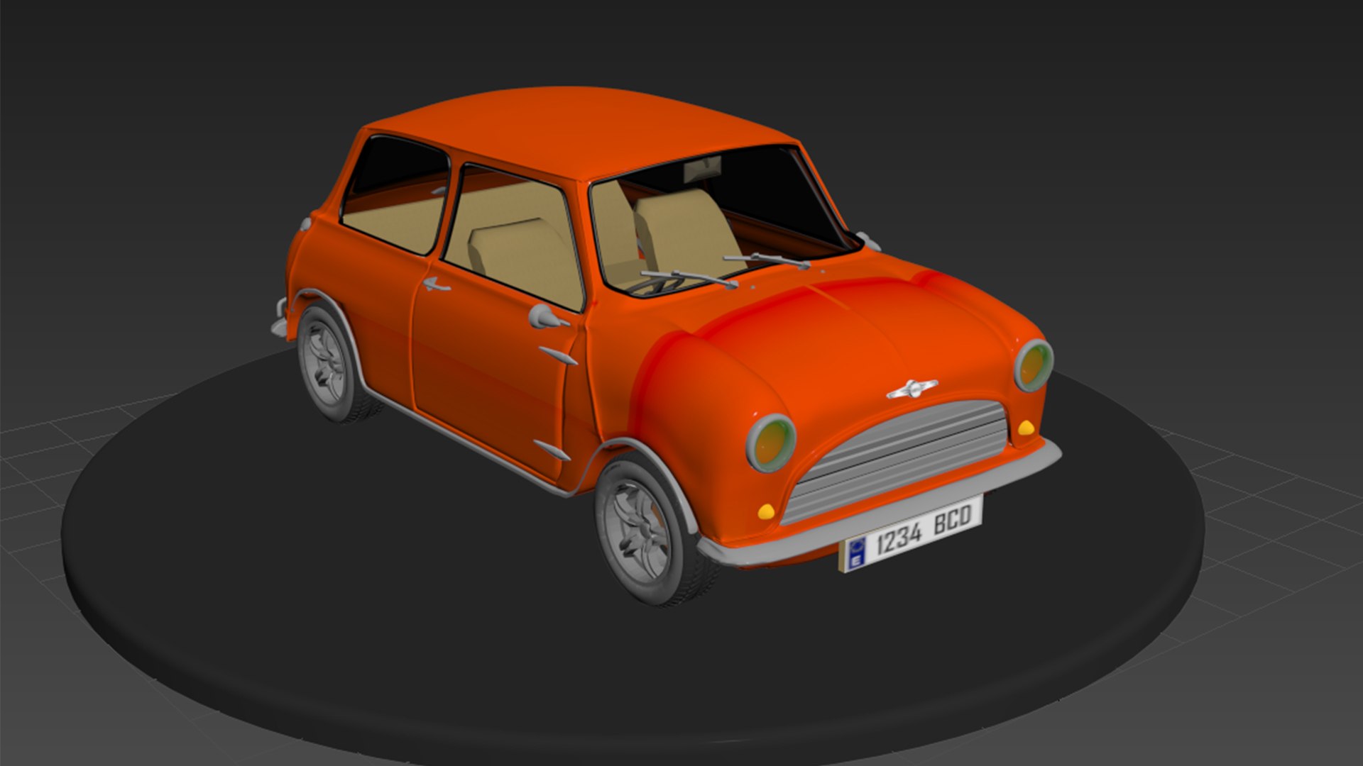 3D Austin Mini 1967 Car Model - TurboSquid 2075441