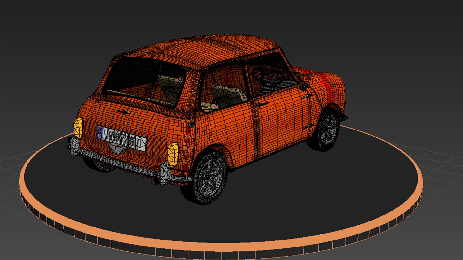 3D Austin Mini 1967 Car Model - TurboSquid 2075441