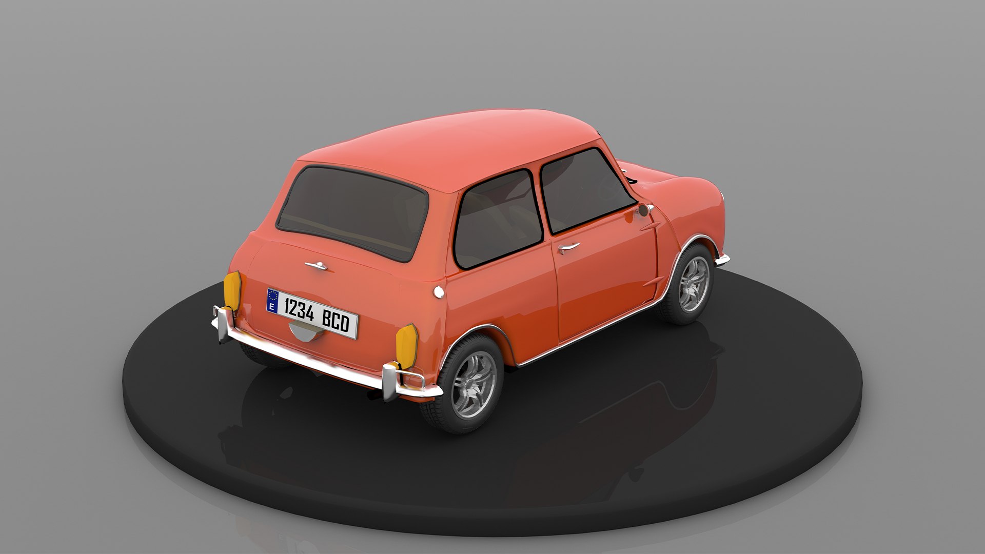 3D Austin Mini 1967 Car Model - TurboSquid 2075441
