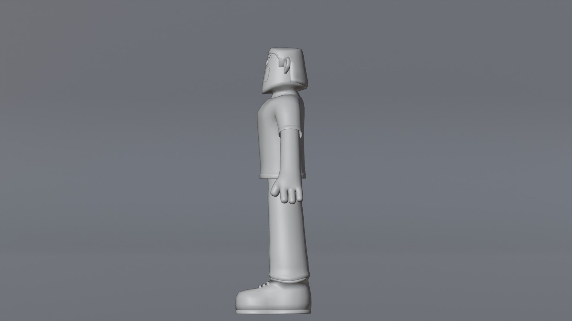3D Minimal Simple Man 3 Cartoon Character Model - TurboSquid 2158623