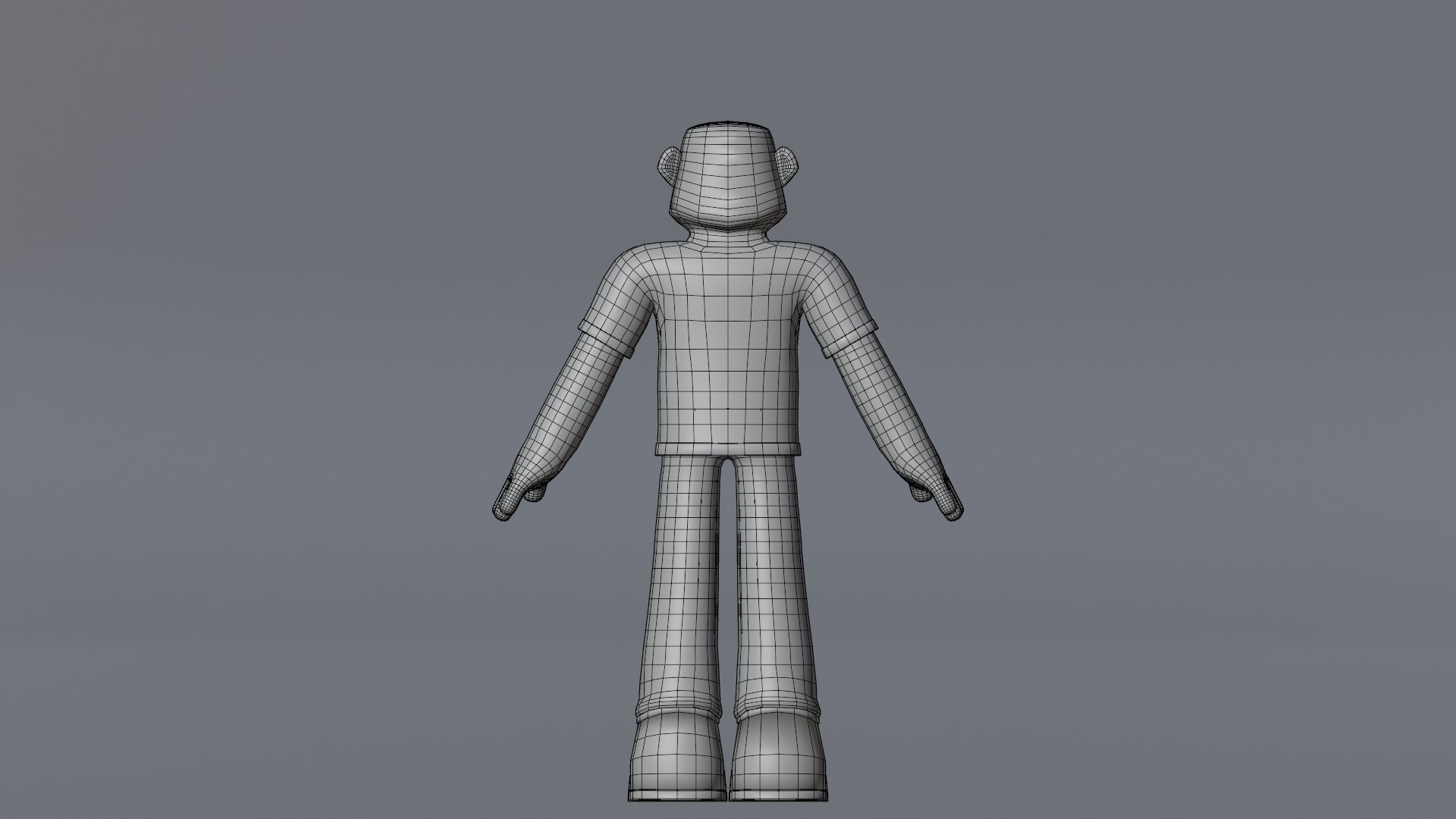 3D Minimal Simple Man 3 Cartoon Character Model - TurboSquid 2158623