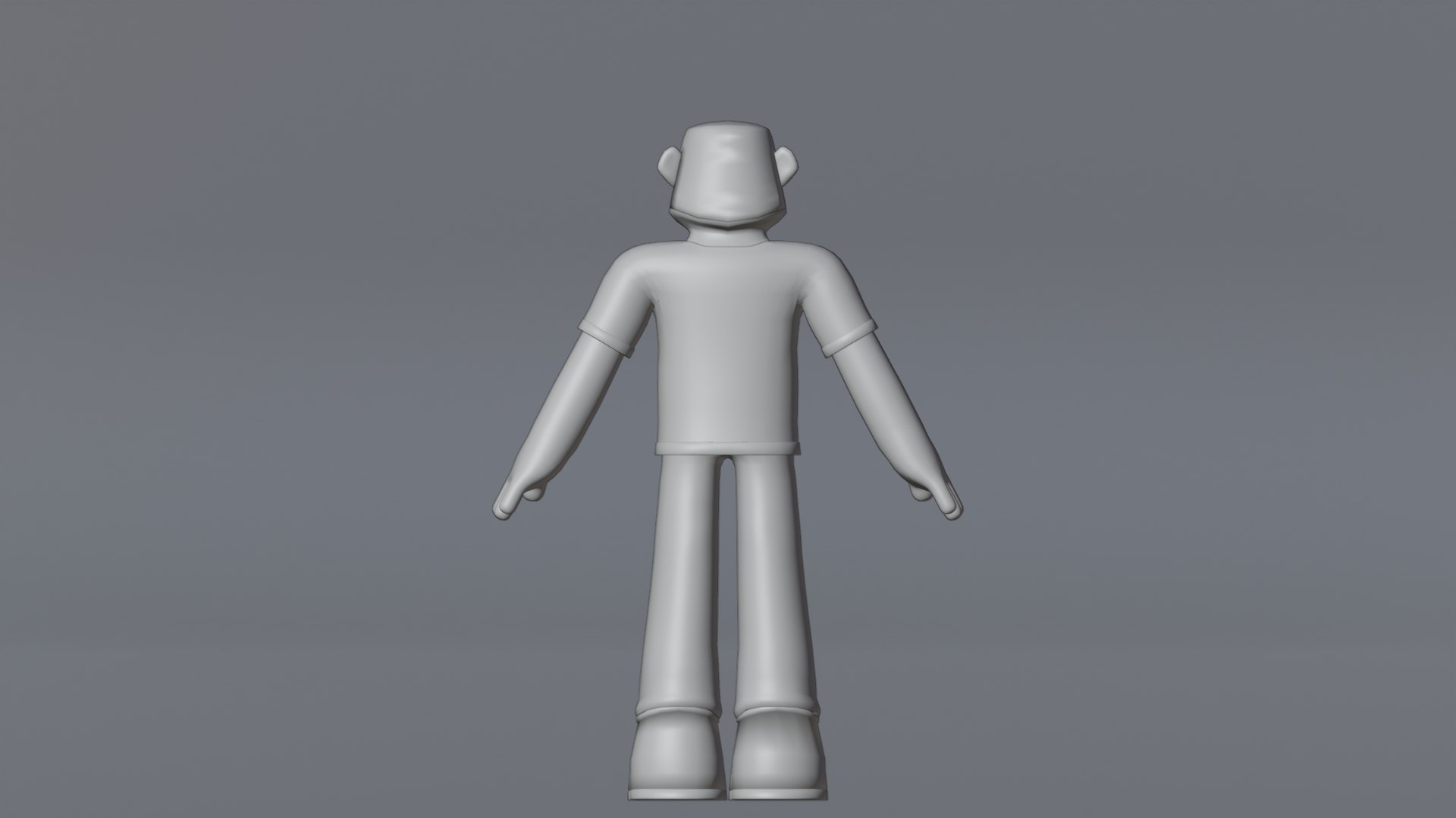 3D Minimal Simple Man 3 Cartoon Character Model - TurboSquid 2158623