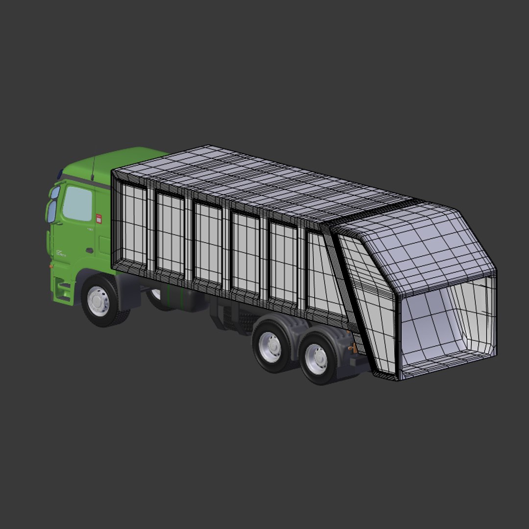 3D Garbage Truck Model - TurboSquid 1465866