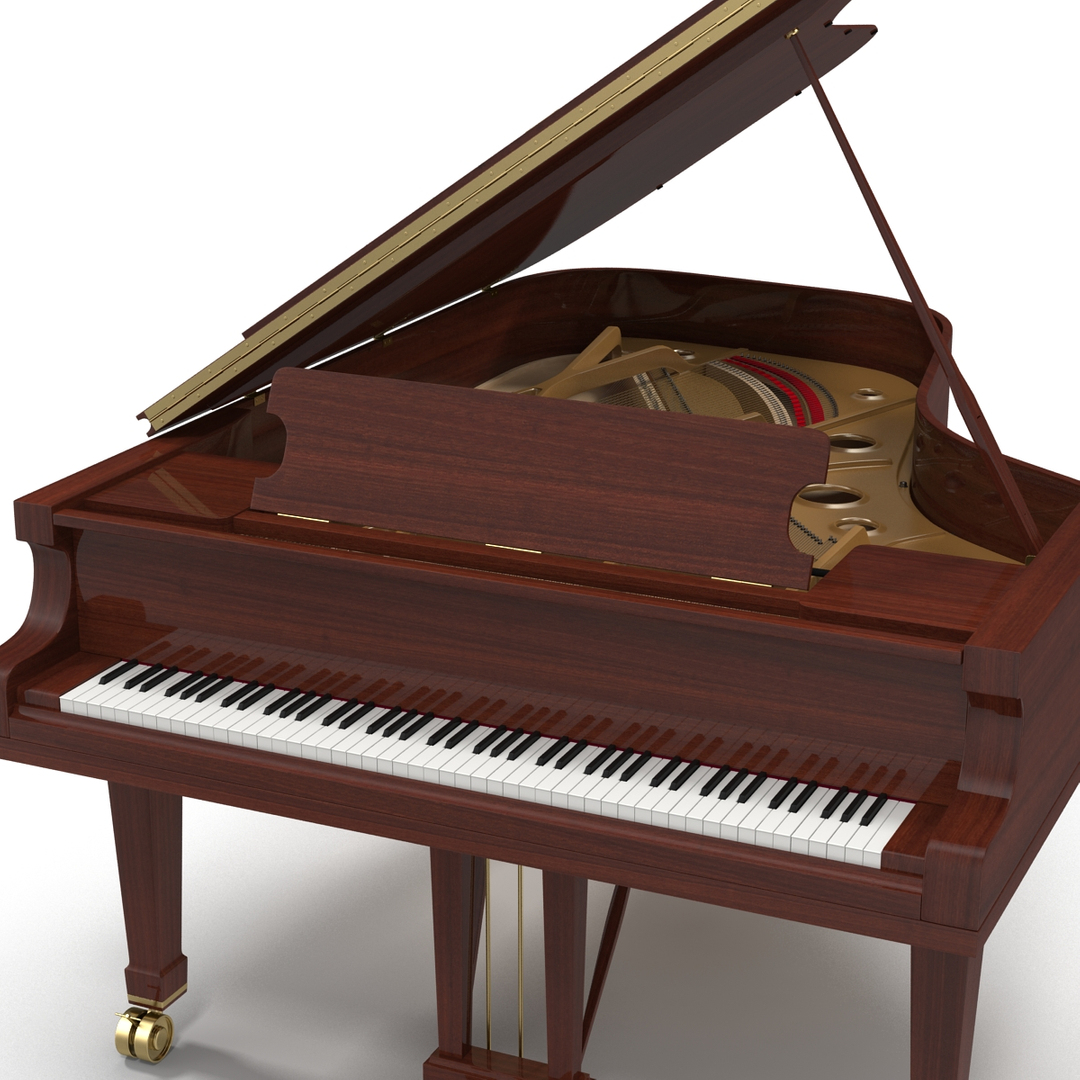 3d model grand piano