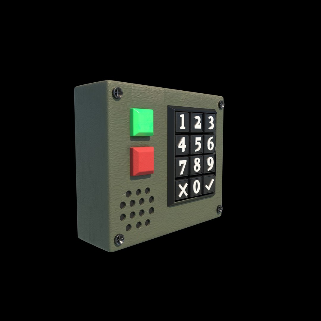 3D Keypad 3D Model - TurboSquid 2342804