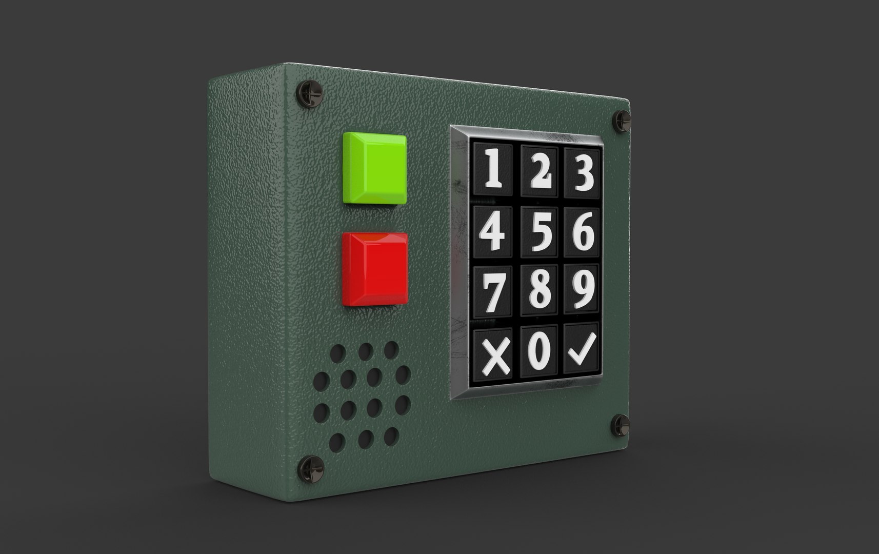 3D Keypad 3D Model - TurboSquid 2342804