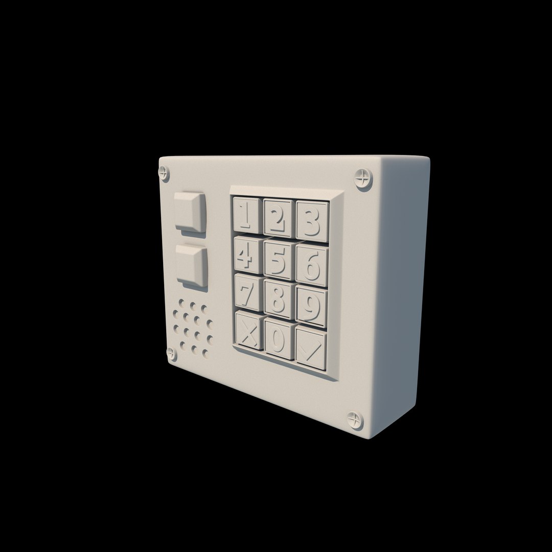 3D Keypad 3D Model - TurboSquid 2342804