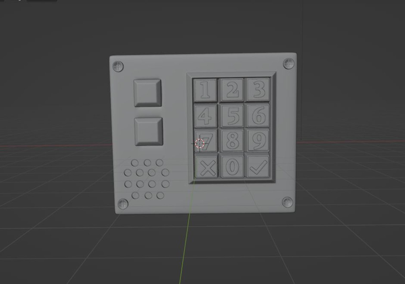 3D Keypad 3D Model - TurboSquid 2342804