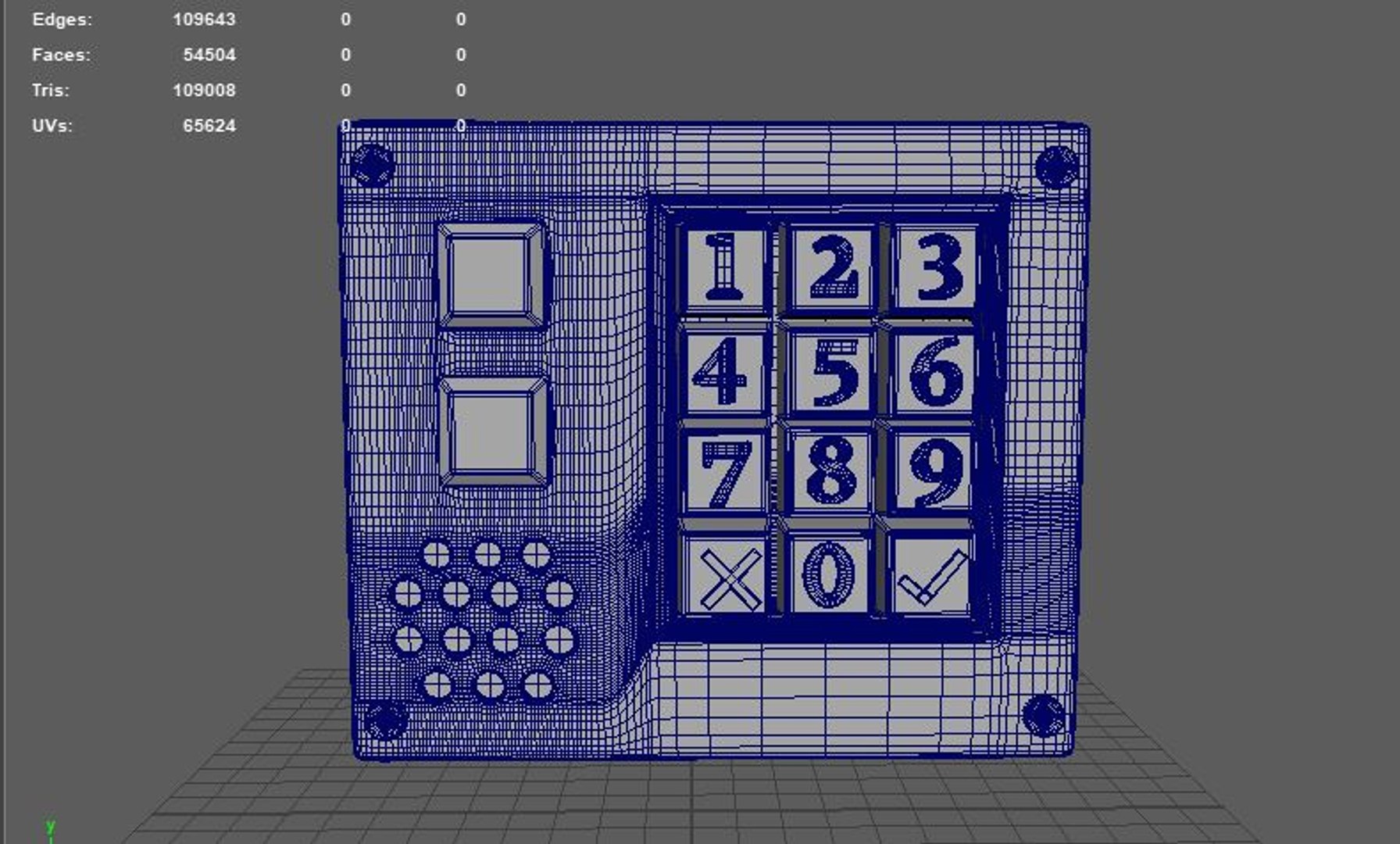 3D Keypad 3D Model - TurboSquid 2342804