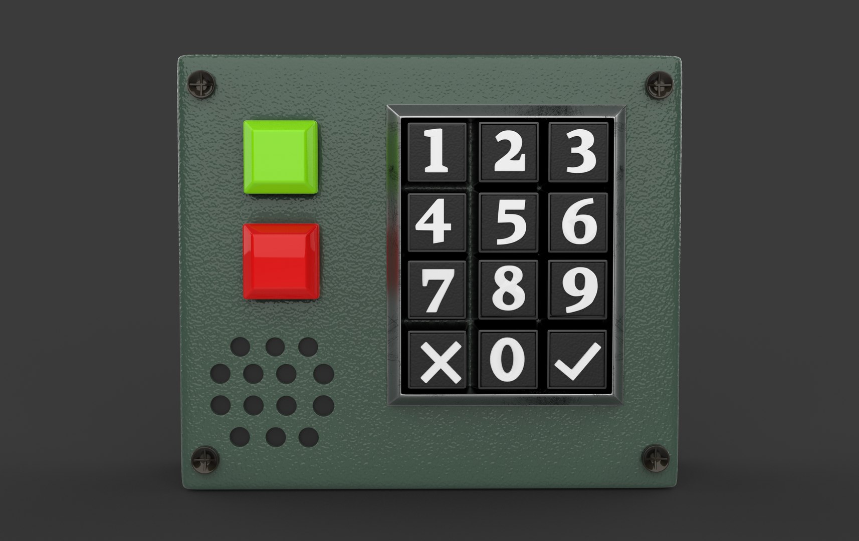 3D Keypad 3D Model - TurboSquid 2342804