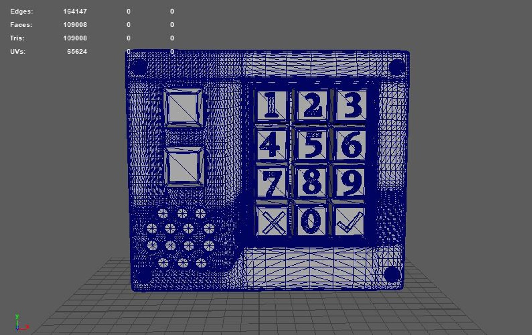 3D Keypad 3D Model - TurboSquid 2342804