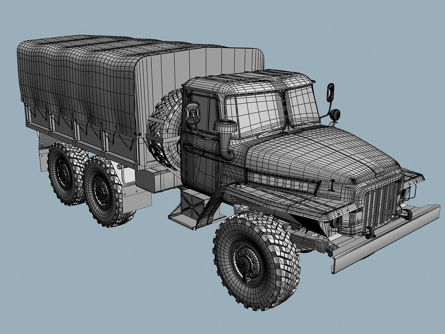 3d ural-375d truck