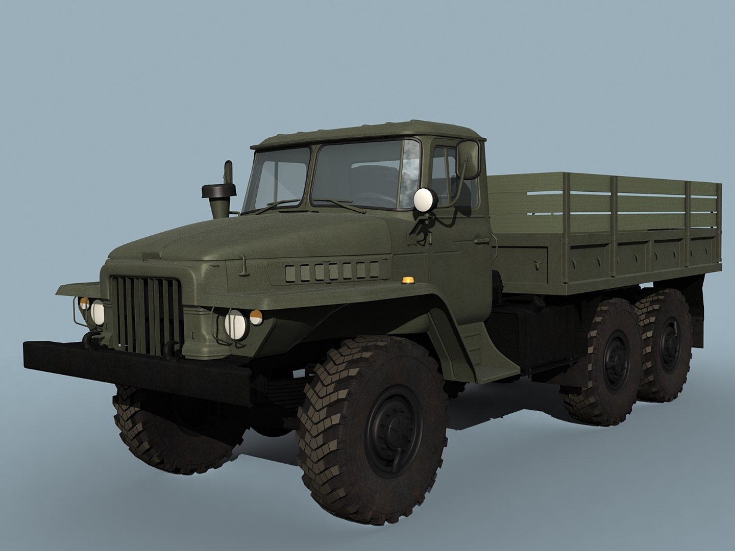 3d ural-375d truck