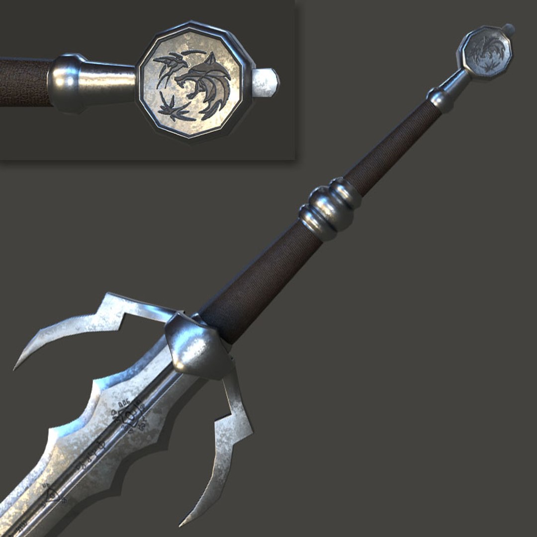 Witcher Sword 3D Model - TurboSquid 1991946
