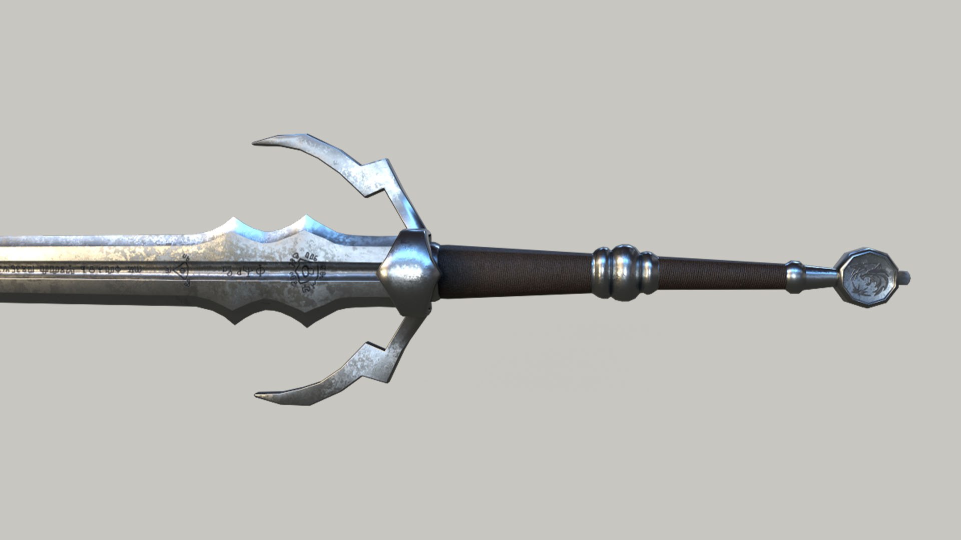 Witcher Sword 3D Model - TurboSquid 1991946