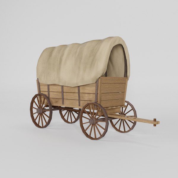 - conestoga wagon model - TurboSquid 1512698