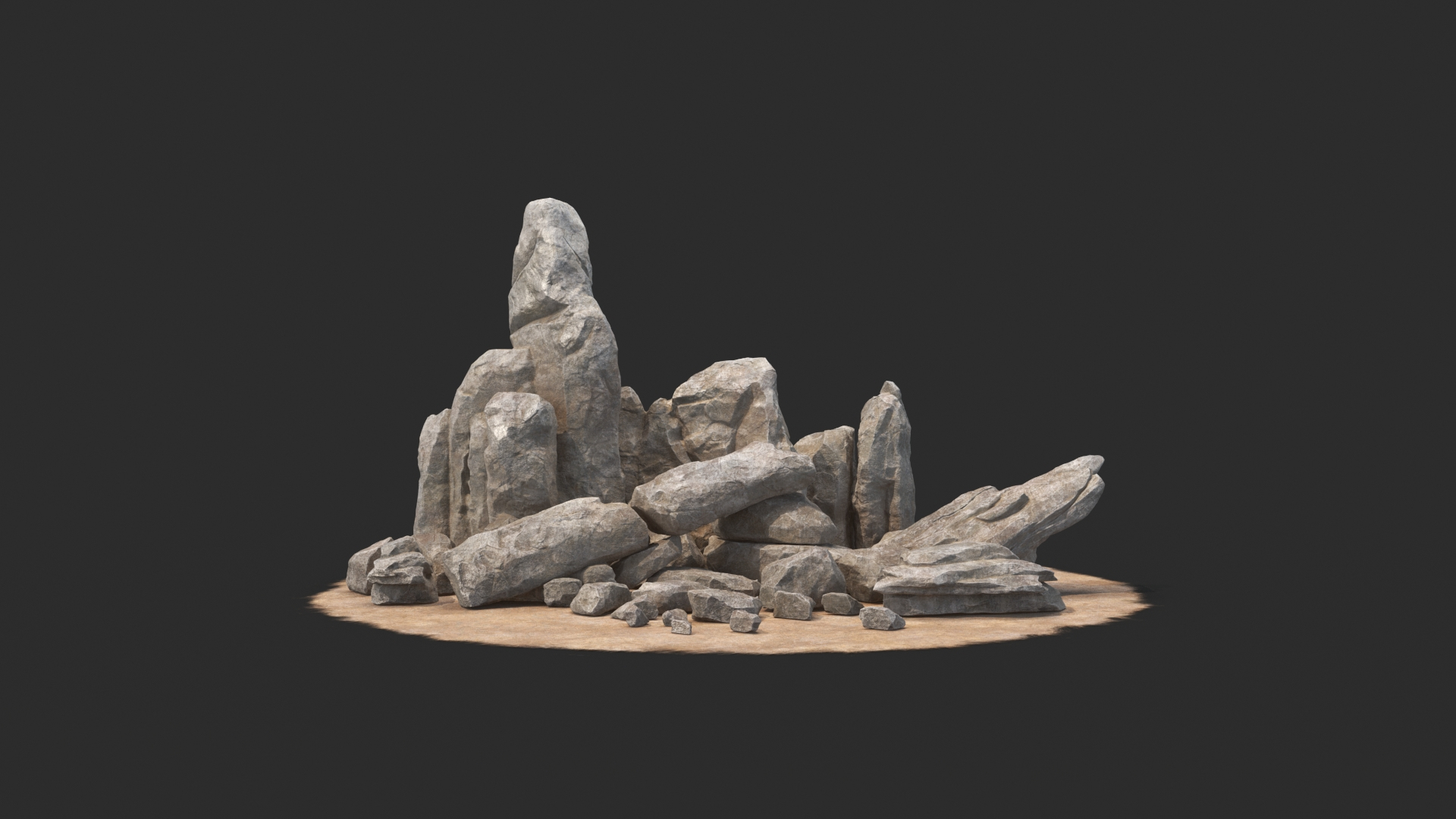 3D Rock V62 - TurboSquid 1996355