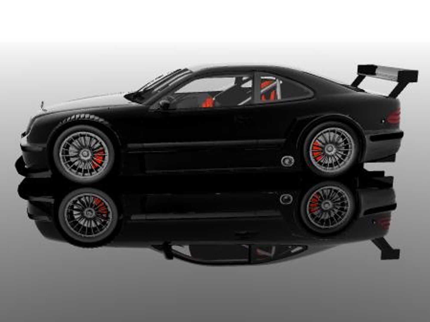 mercedes clk dtm 3d model