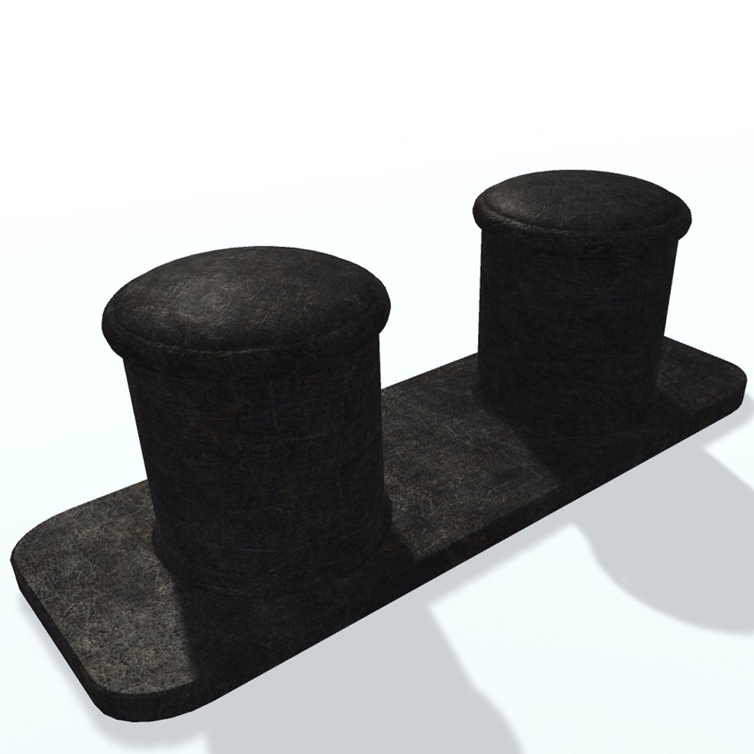 Ship Bollard 3D Model - TurboSquid 1277361