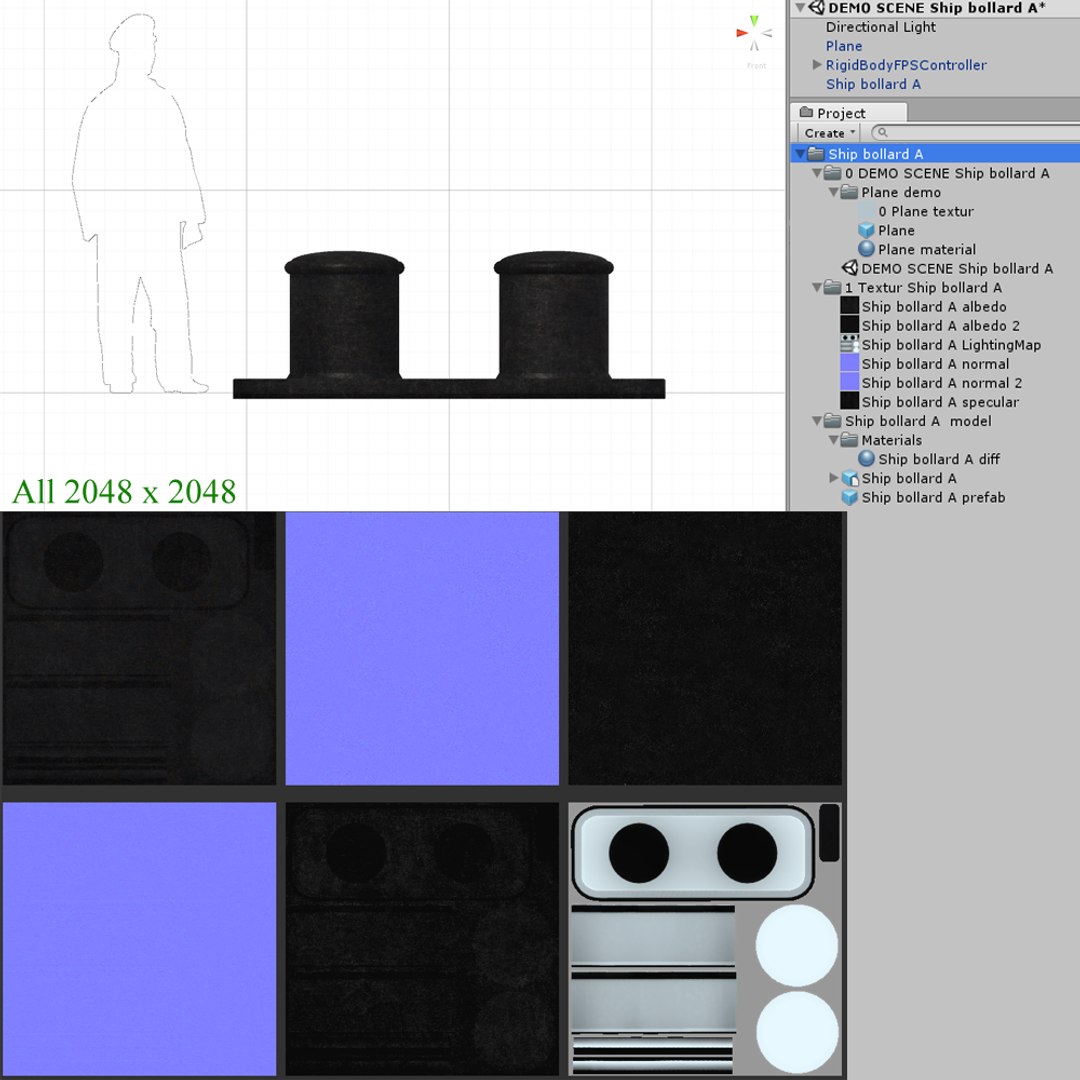Ship Bollard 3D Model - TurboSquid 1277361