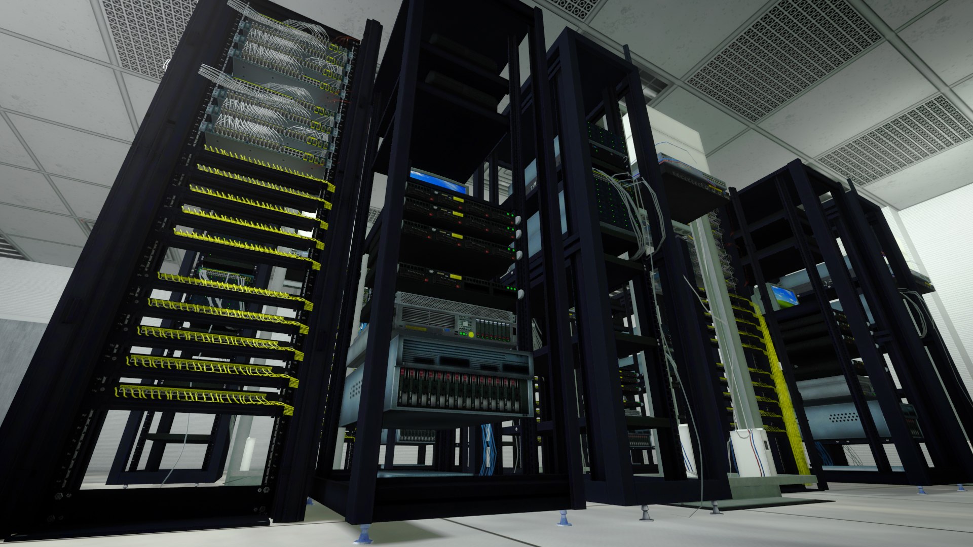 3D Server Rack Pack - TurboSquid 2298247