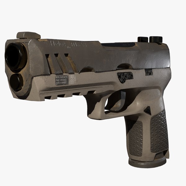 Tactical handgun 3D model - TurboSquid 1468618