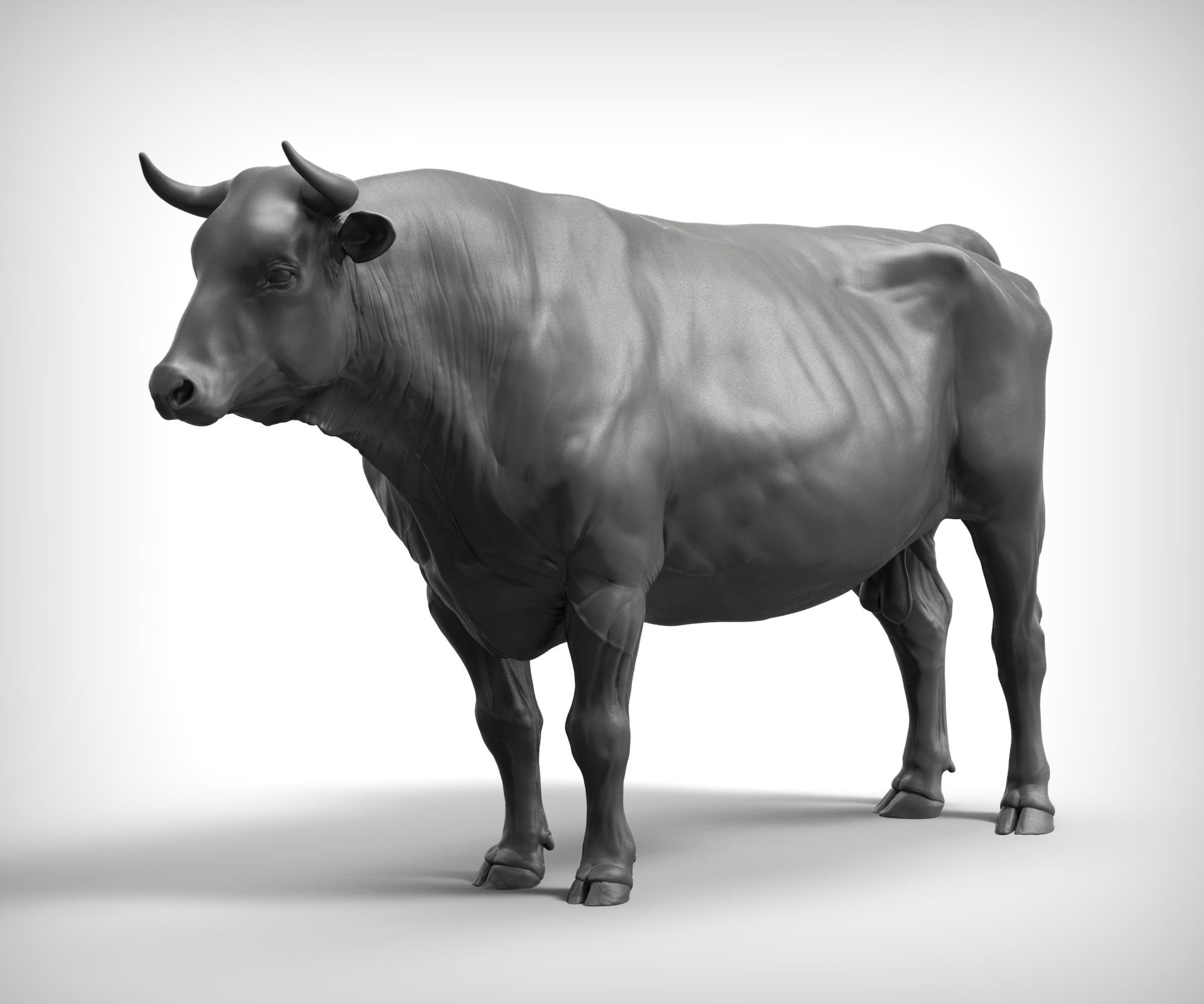 3D bull - TurboSquid 1174880