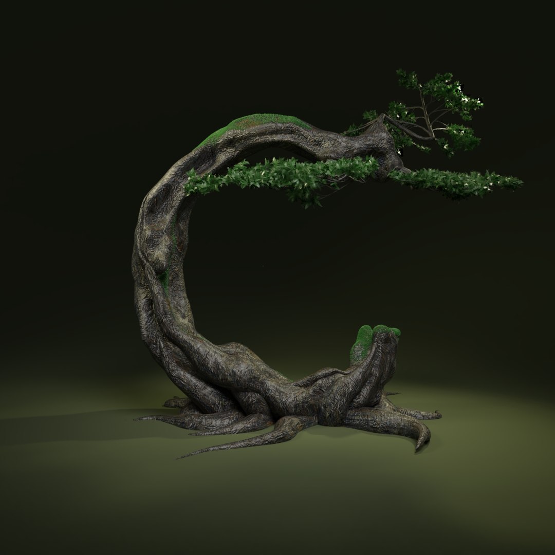 3D Tree Letter C - TurboSquid 1416111