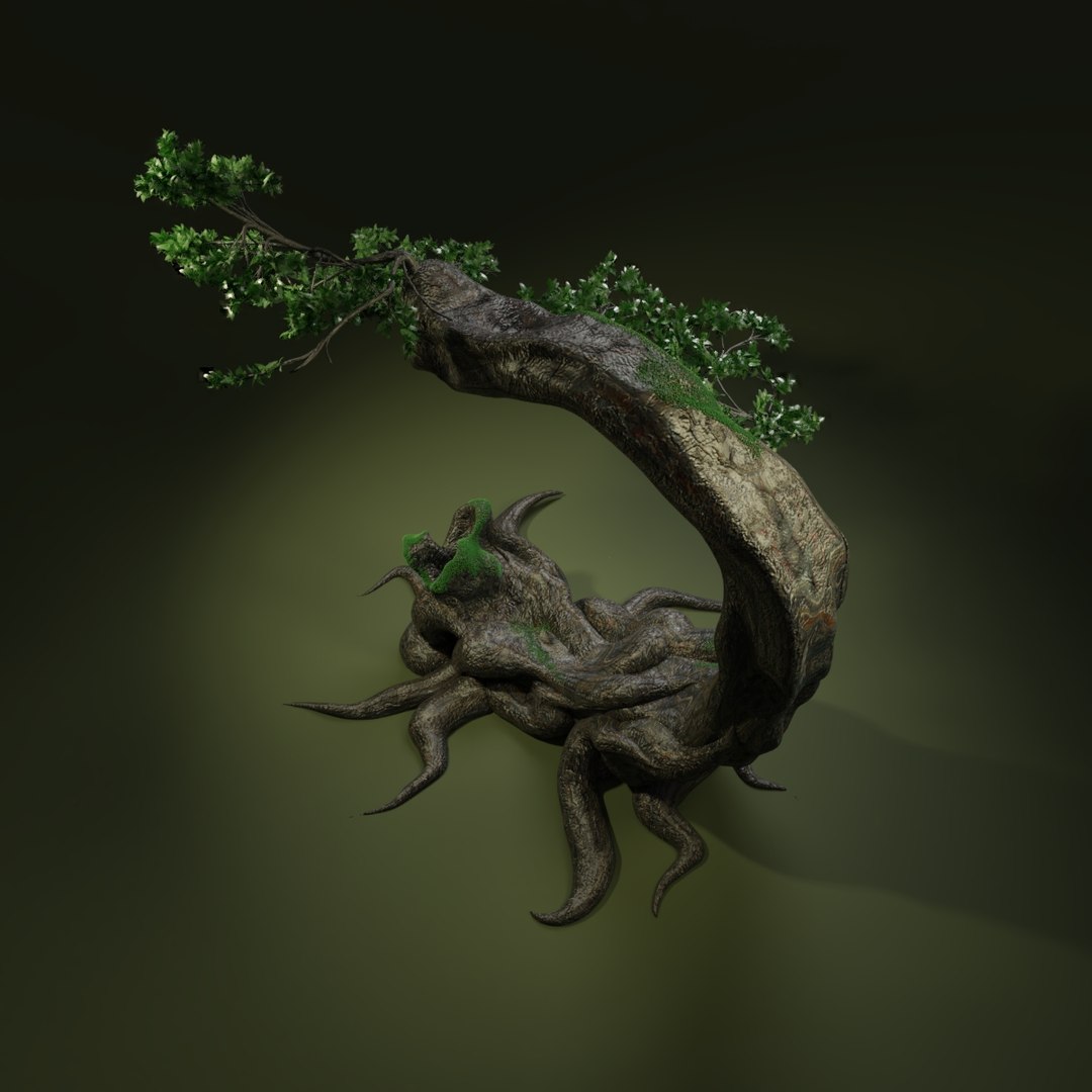 3D Tree Letter C - TurboSquid 1416111
