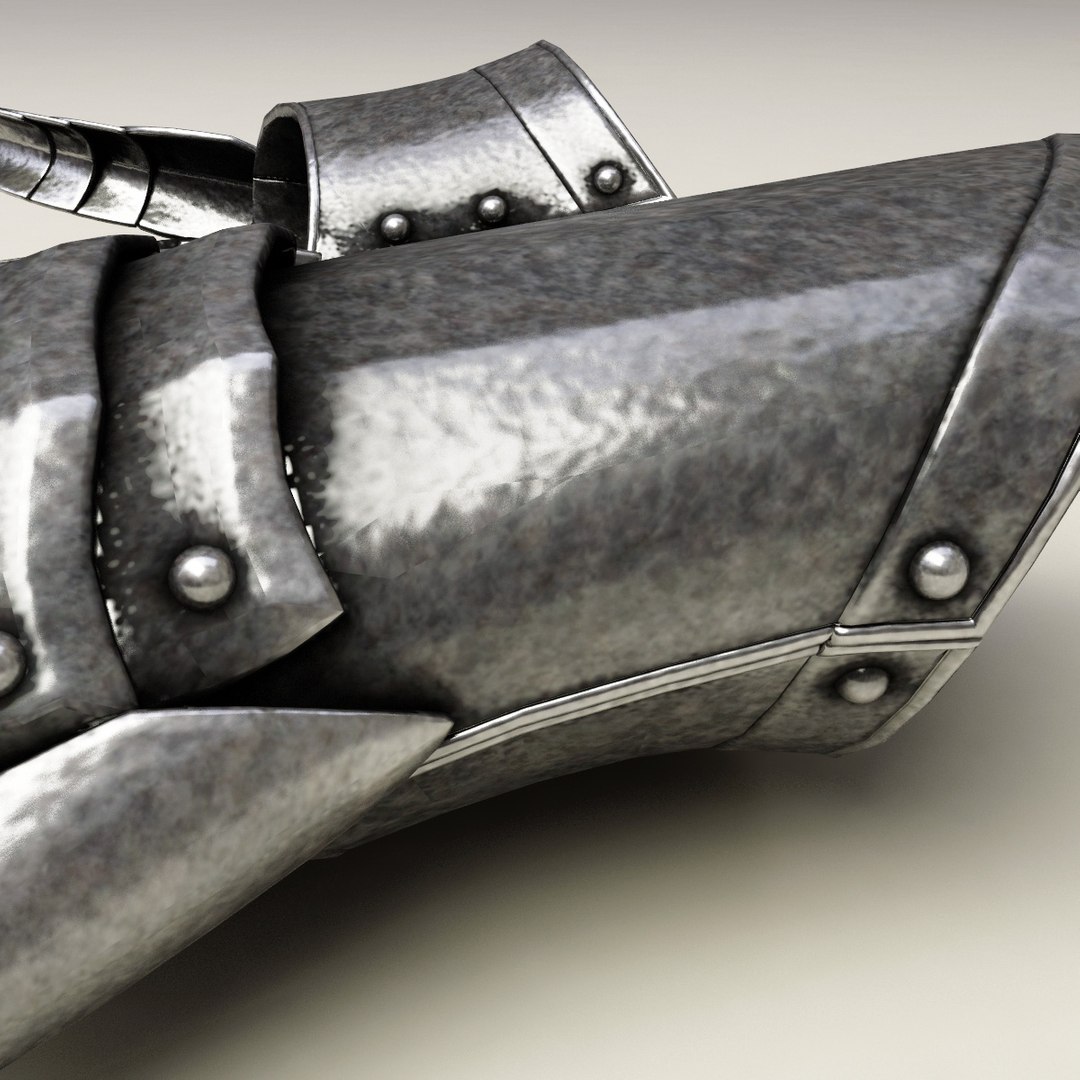 Medieval Gauntlet 3d Model