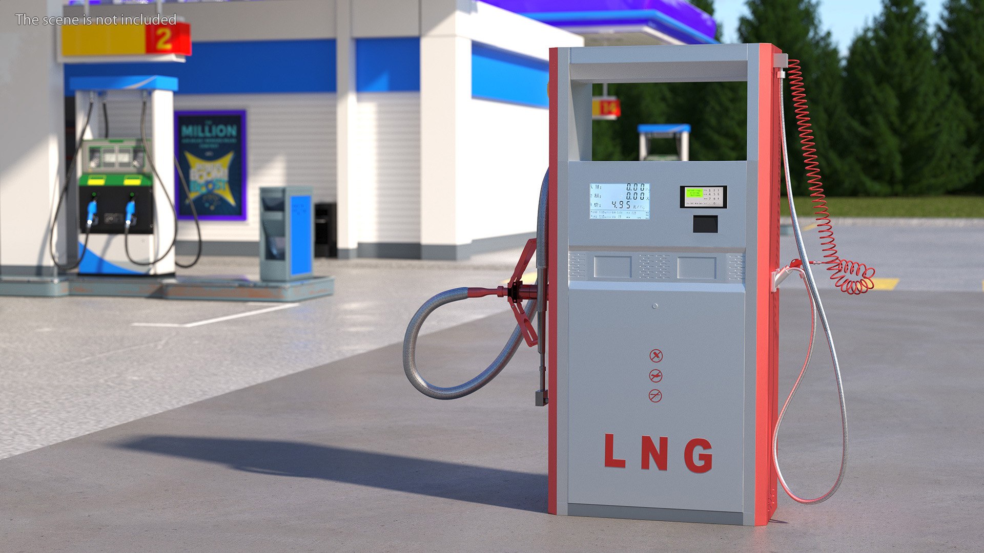 3D Fuel Dispenser For Liquid Gas - TurboSquid 2237741
