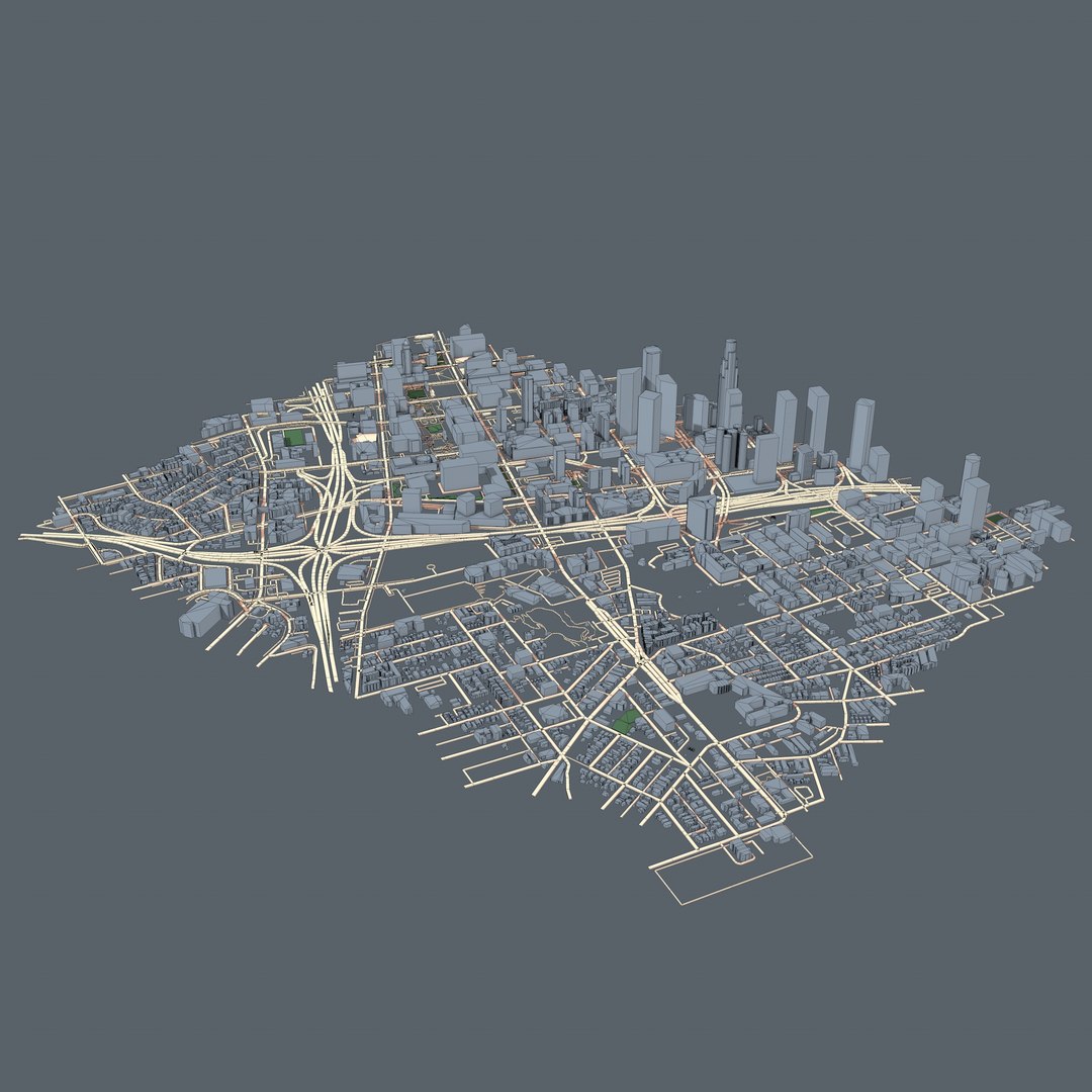 3D Los Angeles City USA - TurboSquid 2293716