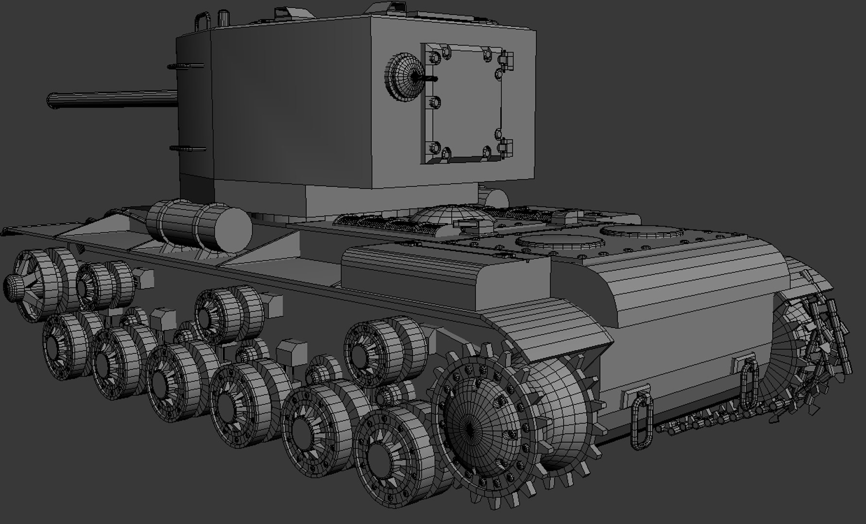 Gun Kv 2 3d Max