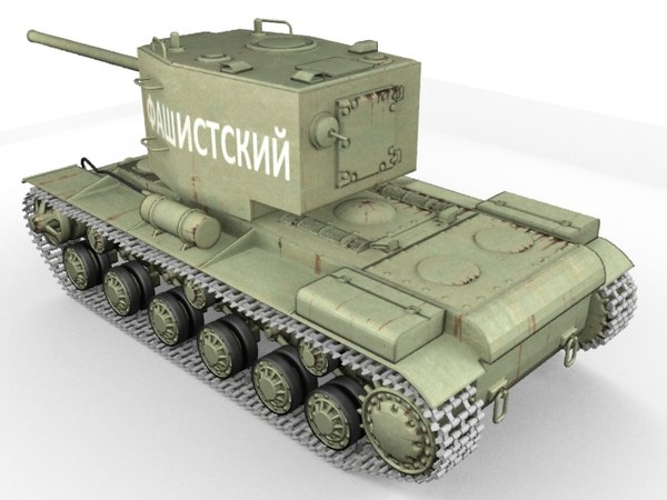 gun kv 2 3d max