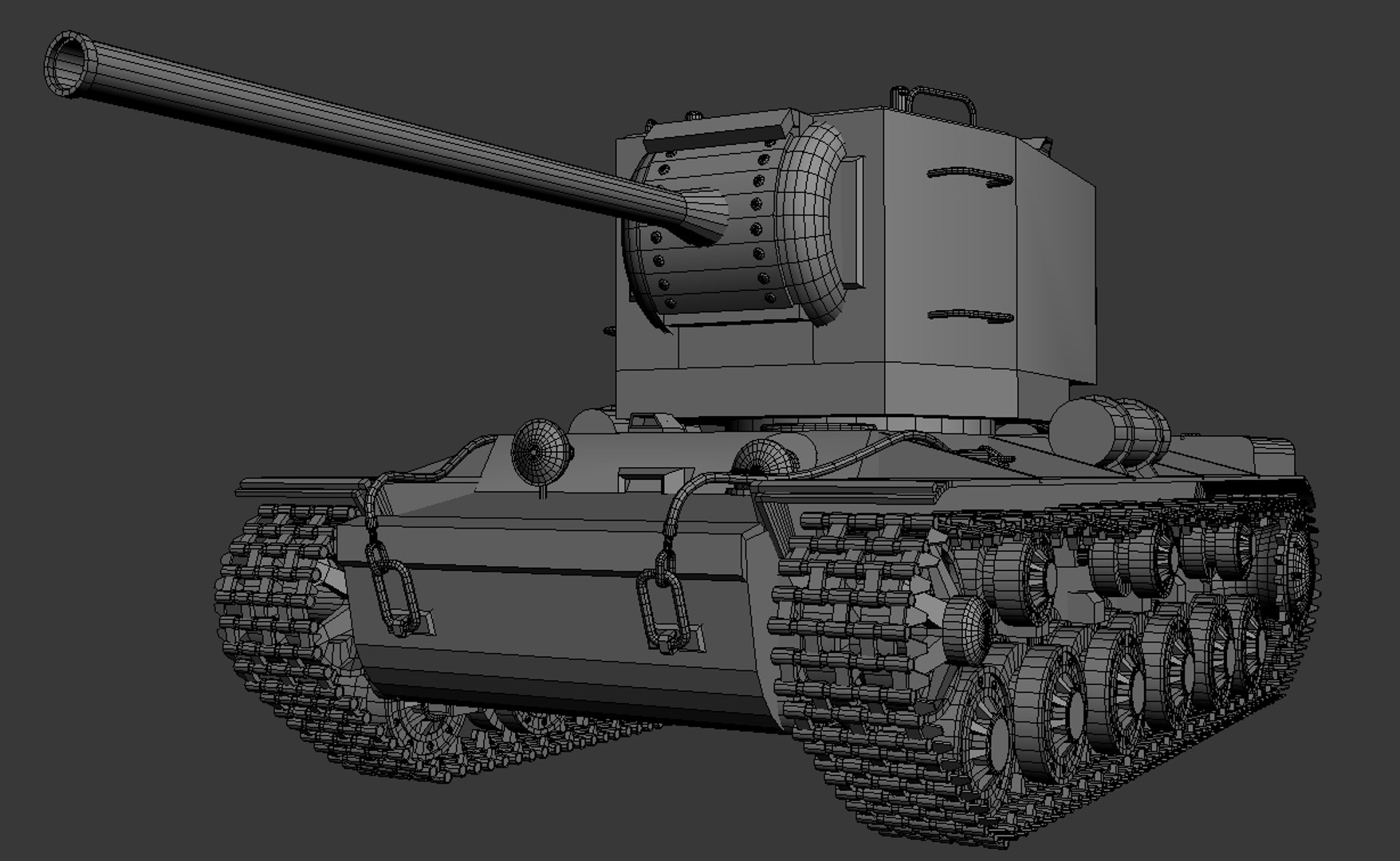 Gun Kv 2 3d Max