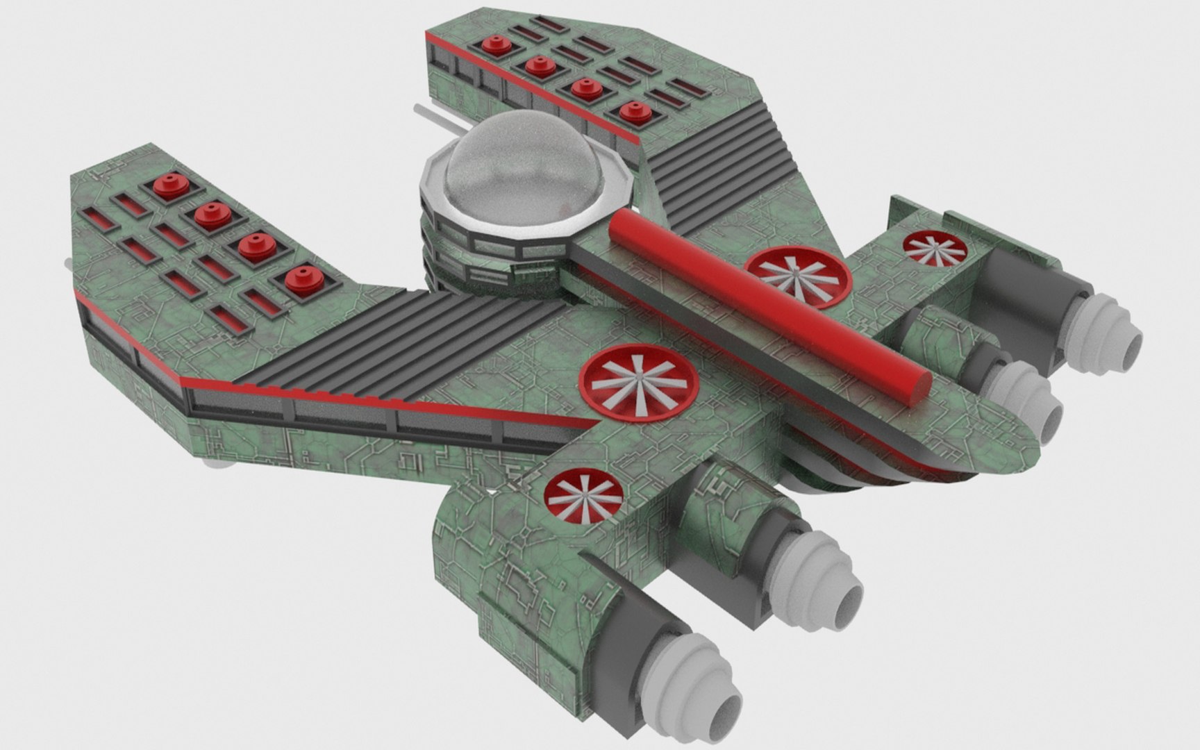 3D Mig - 500 Spaceship - TurboSquid 1811628