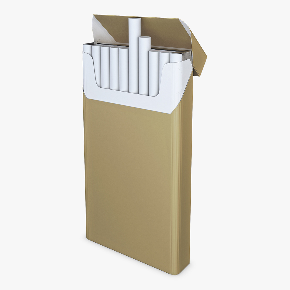 modelo 3d Paquete de cigarrillos Super Slims Abierto M 1 - TurboSquid ...