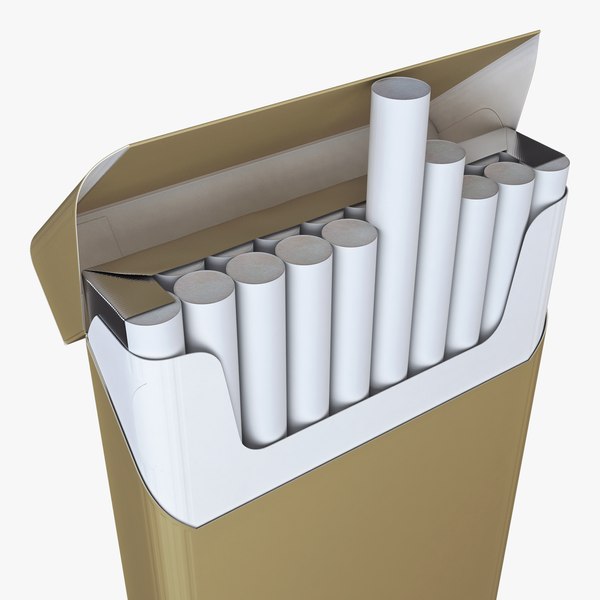 modelo 3d Paquete de cigarrillos Super Slims Abierto M 1 - TurboSquid ...
