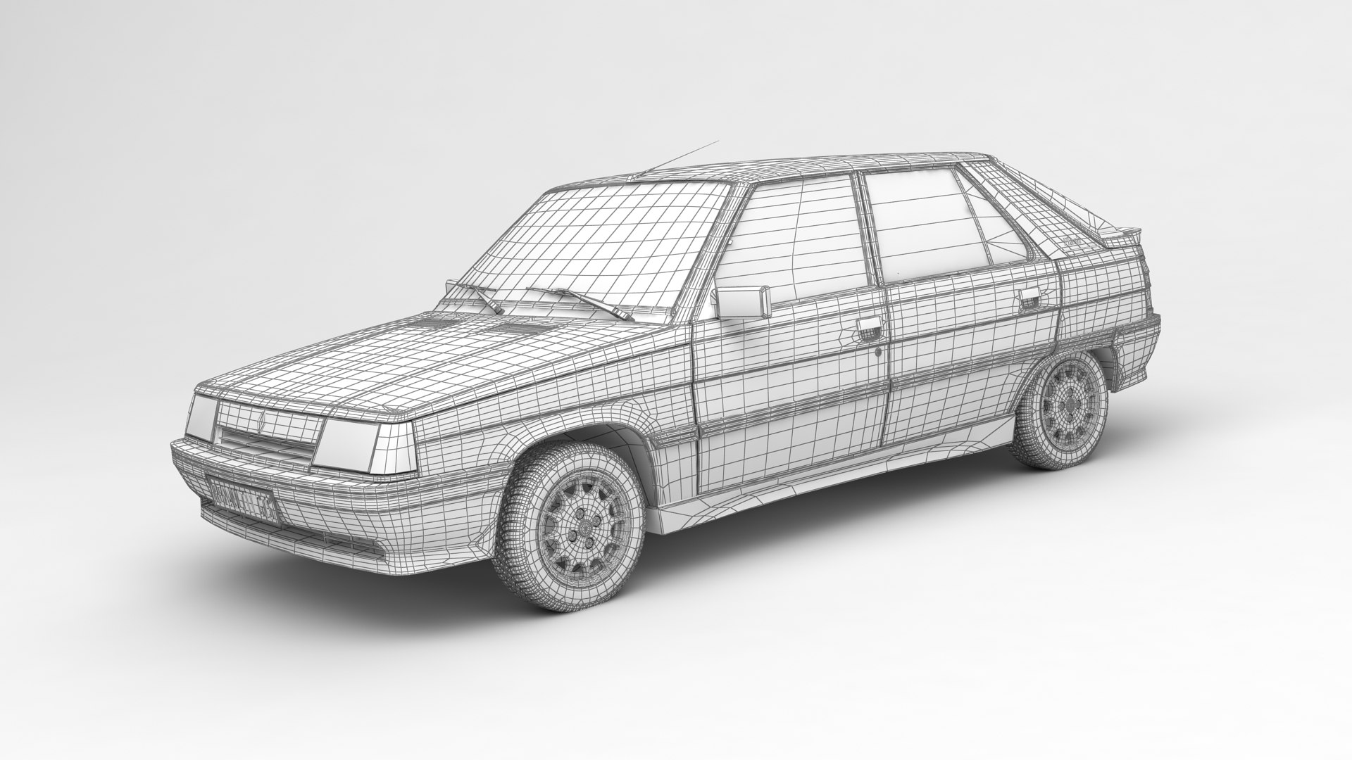 Renault 11 GTS Flash 3D - TurboSquid 2010997