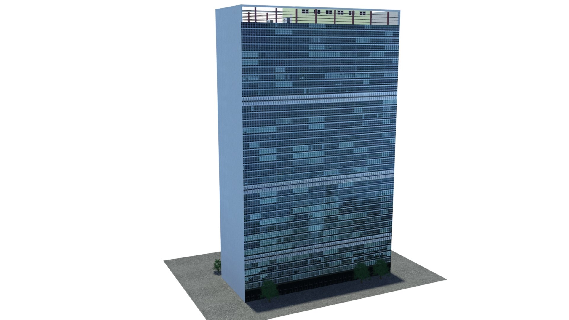 United Nation Headquarter Main Building 3D Model - TurboSquid 2148721