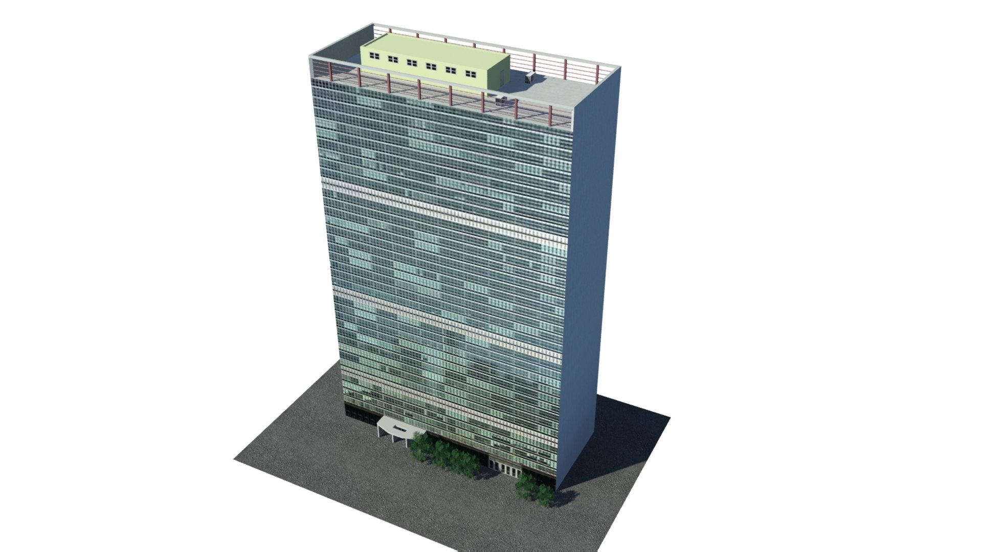 United Nation Headquarter Main Building 3D Model - TurboSquid 2148721