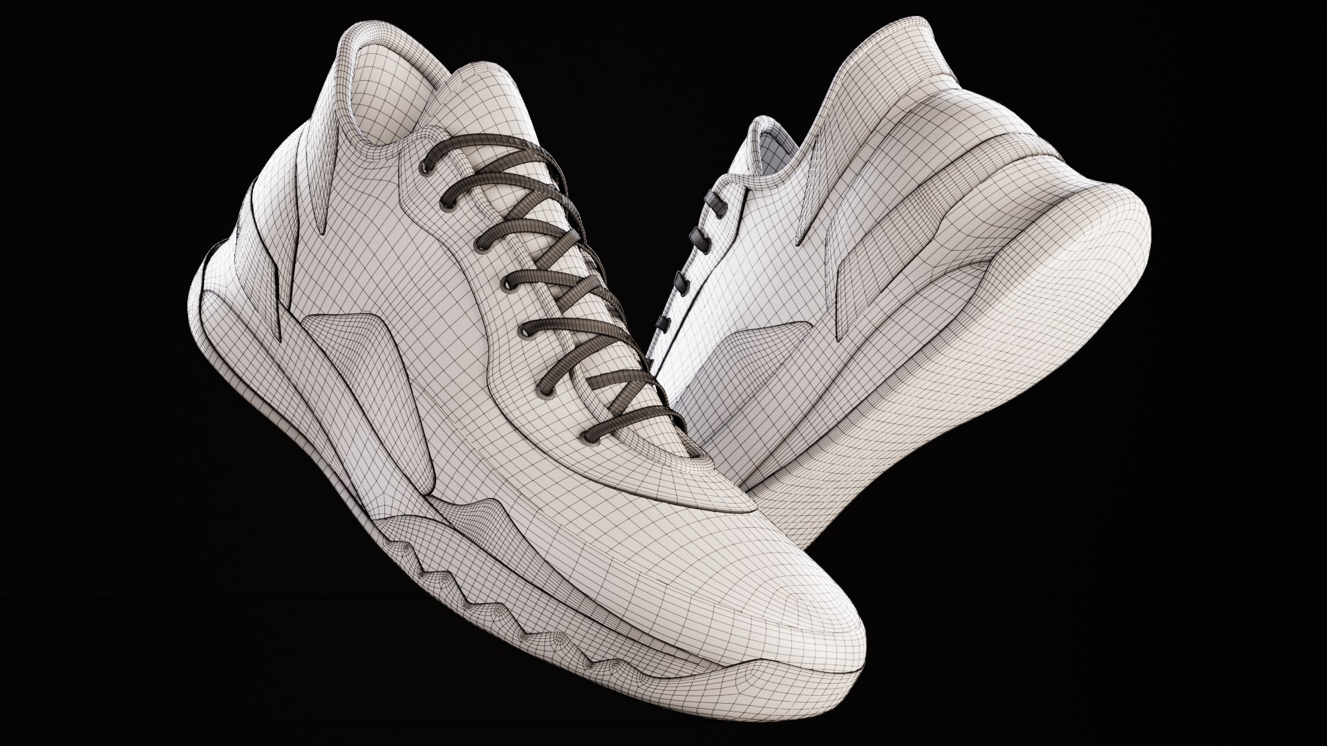 3D Athletic Sneakers V5 Model - TurboSquid 2132893